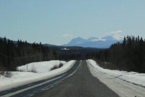 Checking on the progress of the new Nisutlin Bay Bridge at Teslin – The ...